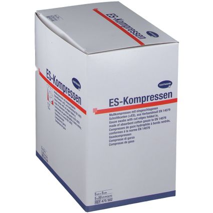 ES-Kompressen 5 x 5 cm steril 5x20 St - Shop Apotheke