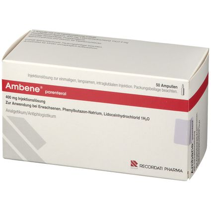 Ambene® Parenteral 400 mg 50 St mit dem E-Rezept kaufen - Shop Apotheke