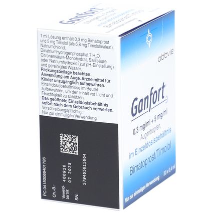 Ganfort® 0.3Mg/Ml+5Mg/Ml Ed 30x0,4 ml mit dem E-Rezept kaufen - Shop ...