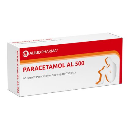 Paracetamol AL 500 bei akuten Schmerzen und Fieber 20 St - Shop Apotheke