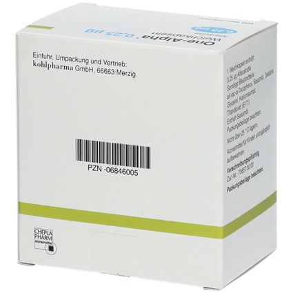 One Alpha 0,25 µg 100 St mit dem E-Rezept kaufen - Shop Apotheke