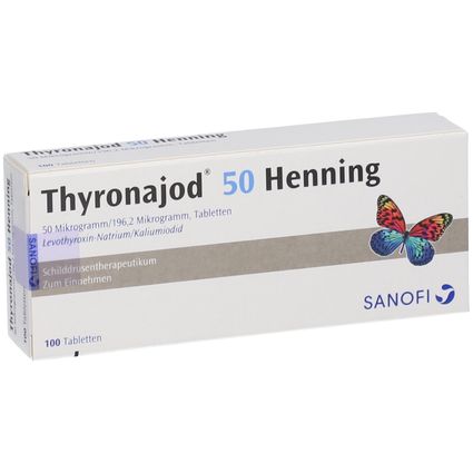 Thyronajod® 50 Henning 100 St mit dem E-Rezept kaufen - Shop Apotheke