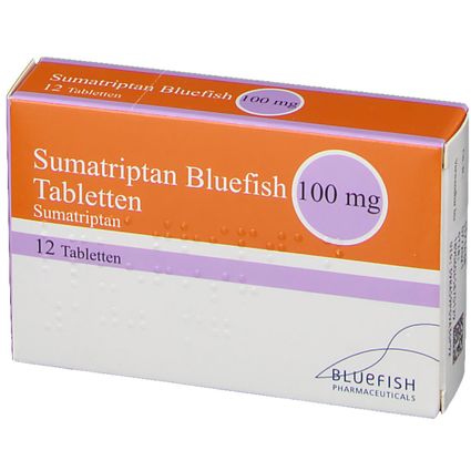 Sumatriptan Bluefish 100 mg 12 St mit dem E-Rezept kaufen - Shop Apotheke