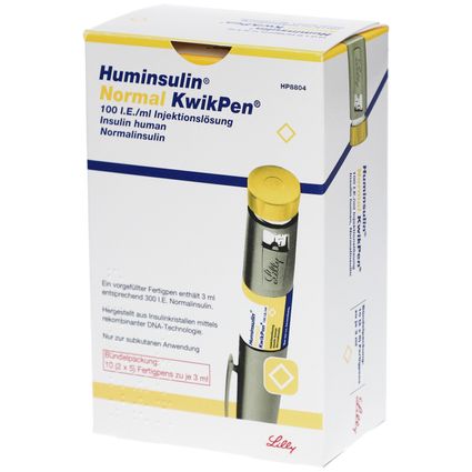 Huminsulin® Normal KwikPen™ 10 St mit dem E-Rezept kaufen - Shop Apotheke