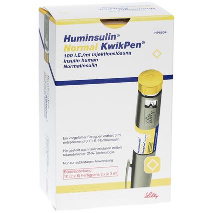 Huminsulin® Normal KwikPen™ 10 St mit dem E-Rezept kaufen - Shop Apotheke