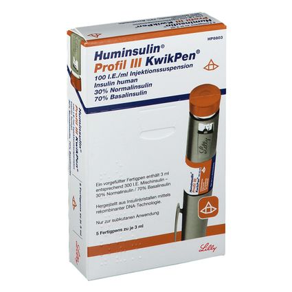Huminsulin® Profil III KwikPen™ 5 St mit dem E-Rezept kaufen - Shop Apotheke