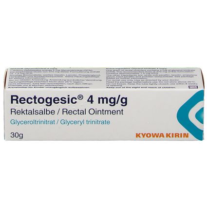Rectogesic® 4 mg/g Rektalsalbe 30 g mit dem E-Rezept kaufen - Shop Apotheke