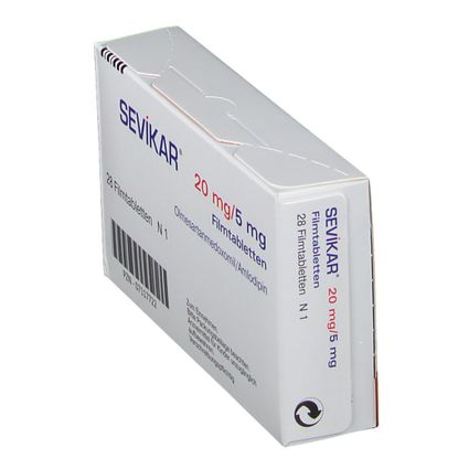SEVIKAR® 20 mg/5 mg 28 St mit dem E-Rezept kaufen - Shop Apotheke