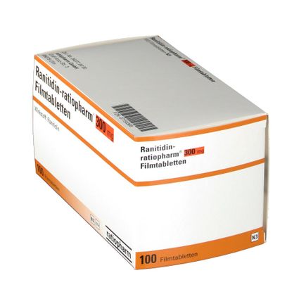 Ranitidin-ratiopharm® 300 mg 100 St mit dem E-Rezept kaufen - Shop Apotheke
