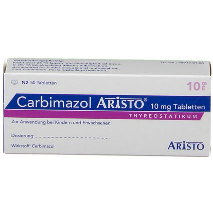 Carbimazol Aristo® 10 mg 50 St mit dem E-Rezept kaufen - Shop Apotheke