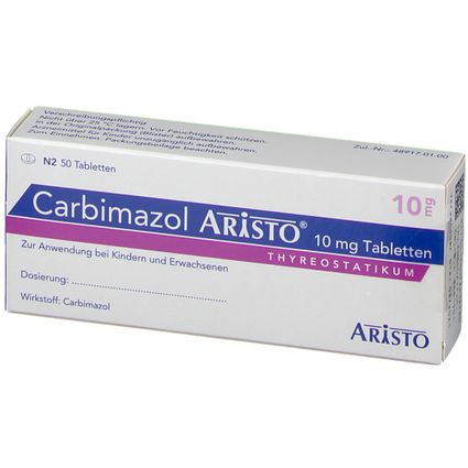 Carbimazol Aristo® 10 mg 50 St mit dem E-Rezept kaufen - Shop Apotheke