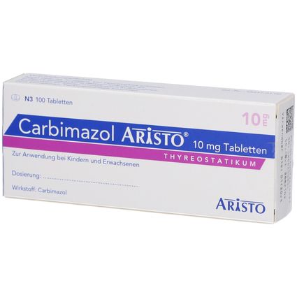 Carbimazol Aristo® 10 mg 100 St mit dem E-Rezept kaufen - Shop Apotheke