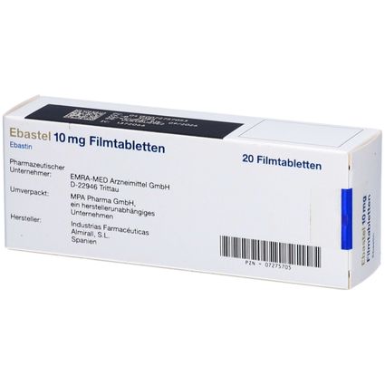 Ebastel® 10 mg 20 St mit dem E-Rezept kaufen - Shop Apotheke