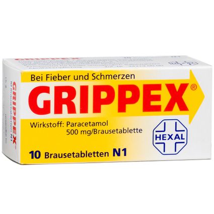 Grippex® 500 mg Brausetabletten 10 St - Shop Apotheke