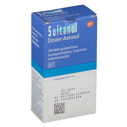 Sultanol® 100 µg/Dosis 1 St mit dem E-Rezept kaufen - Shop Apotheke