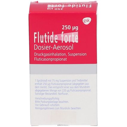 Flutide® forte 250 µg 1 St mit dem E-Rezept kaufen - Shop Apotheke
