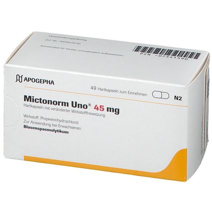 Mictonorm® Uno 45 mg 49 St mit dem E-Rezept kaufen - Shop Apotheke