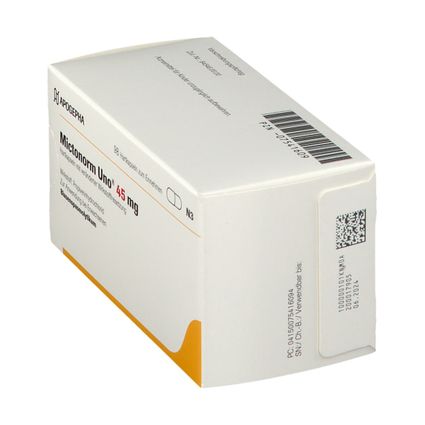 Mictonorm® Uno 45 mg 98 St mit dem E-Rezept kaufen - Shop Apotheke