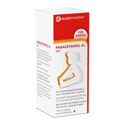 Paracetamol AL Saft 100 ml - Shop Apotheke