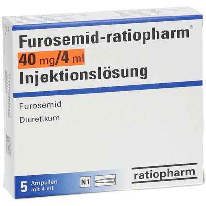 Furosemid-ratiopharm® 40 mg/4 ml 5 St mit dem E-Rezept kaufen - Shop ...