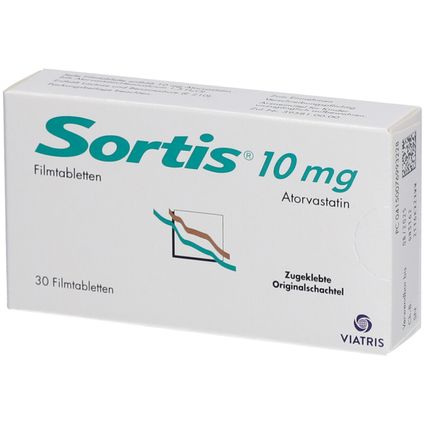 Sortis® 10 mg 30 St mit dem E-Rezept kaufen - Shop Apotheke