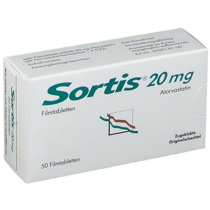 Sortis® 20 mg 50 St mit dem E-Rezept kaufen - Shop Apotheke