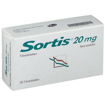 Sortis® 20 mg 50 St mit dem E-Rezept kaufen - Shop Apotheke