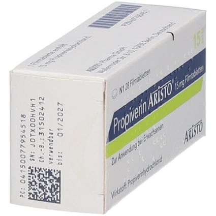 Propiverin Aristo® 15 mg 28 St mit dem E-Rezept kaufen - Shop Apotheke
