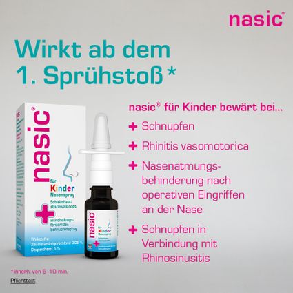 nasic® für Kinder Nasenspray 2x10 ml - Shop Apotheke