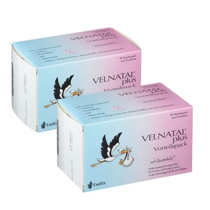 VELNATAL® plus mit Quatrefolic® 2x90 St - Shop Apotheke