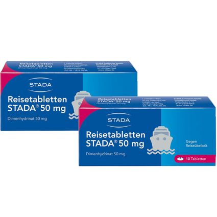 Reisetabletten STADA® 50 mg, zur Vorbeugung und Behandlung von ...