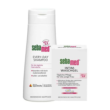 sebamed® Intim-Waschgel + sebamed® Every-Day Shampoo 200+200 ml - Shop ...