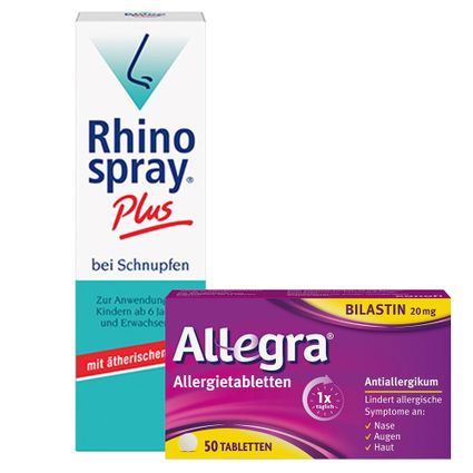 Rhinospray Plus Nasenspray + Allegra 1 St - Shop Apotheke