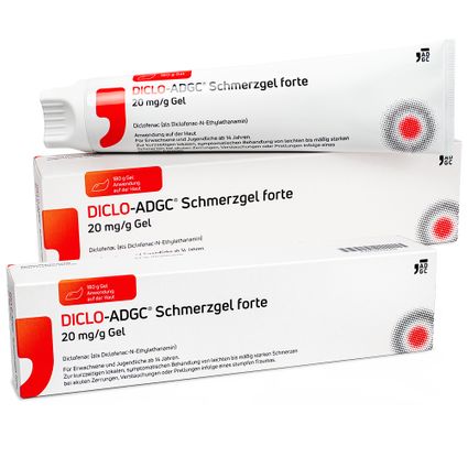 DICLO-ADGC® Schmerzgel forte 20 mg/g Gel 2x180 g - Shop Apotheke