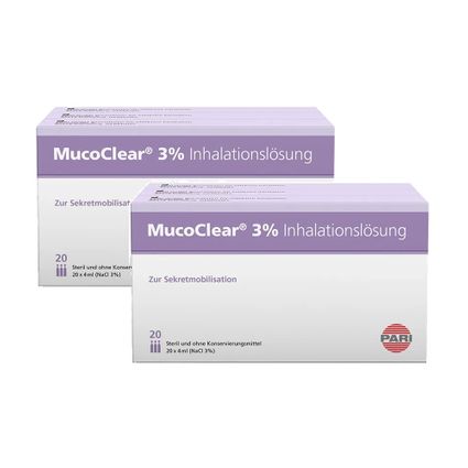 MucoClear® 3% Inhalationslösung 2x60x4 ml - Shop Apotheke