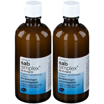 Sab simplex® Suspension 2x100 ml - Shop Apotheke
