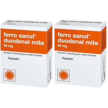 ferro sanol® duodenal mite 50 mg Kapseln 2x100 St - Shop Apotheke