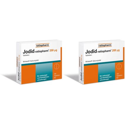 Jodid-ratiopharm® 200 µg Tabletten 2x100 St - Shop Apotheke