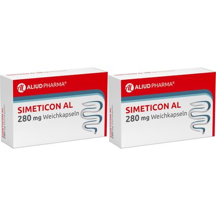 Simeticon AL 280 mg Weichkapseln bei Blähungen 2x32 St - Shop Apotheke