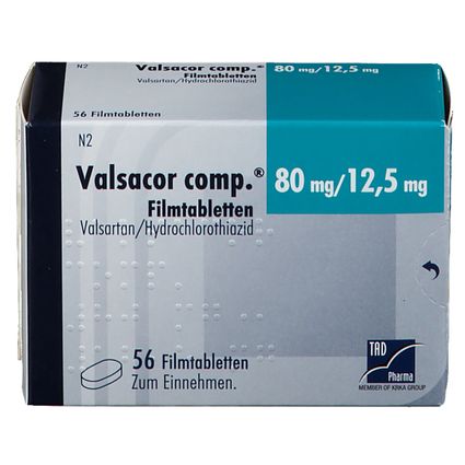 Valsacor comp.® 80 mg/12,5 mg 56 St mit dem E-Rezept kaufen - Shop Apotheke