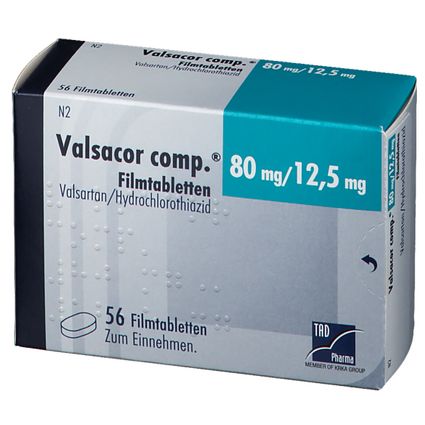 Valsacor comp.® 80 mg/12,5 mg 56 St mit dem E-Rezept kaufen - Shop Apotheke