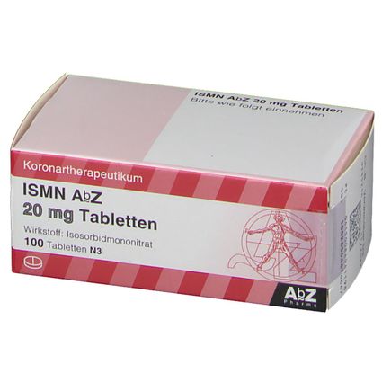 Ismn AbZ 20Mg 100 St mit dem E-Rezept kaufen - Shop Apotheke