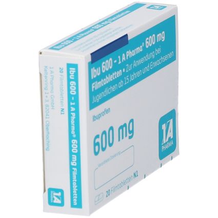 Ibu 600 1A Pharma® 20 St mit dem E-Rezept kaufen - Shop Apotheke