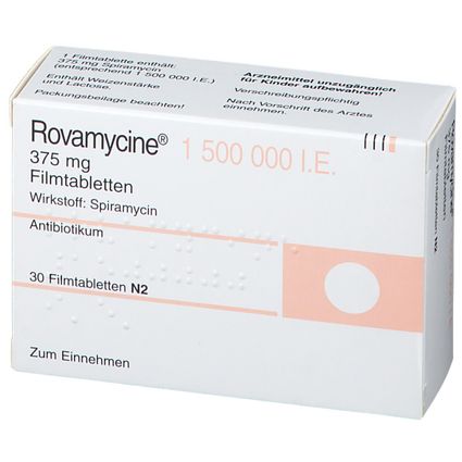 Rovamycine® 1 500 000 I.E. 375 mg 30 St mit dem E-Rezept kaufen - Shop ...