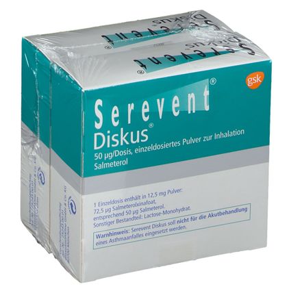 Serevent® Diskus® 50 µg/Dosis 2 St mit dem E-Rezept kaufen - Shop Apotheke