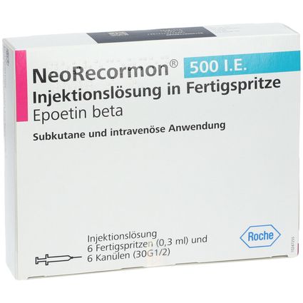 NeoRecormon® 500 I.E. 6 St mit dem E-Rezept kaufen - Shop Apotheke