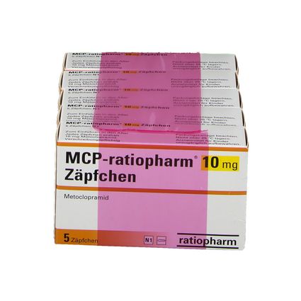 MCP-ratiopharm® 10 mg Zäpfchen 25 St mit dem E-Rezept kaufen - Shop ...