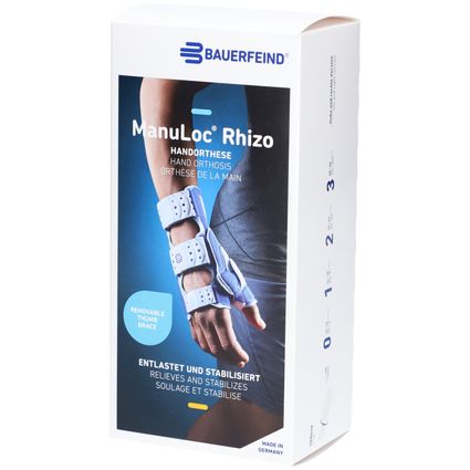 BAUERFEIND Manuloc® Rhizo Orthese Handgelenk-Daumen Stabilisator Größe ...