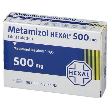 Metamizol HEXAL® 500 mg 30 St mit dem E-Rezept kaufen - Shop Apotheke
