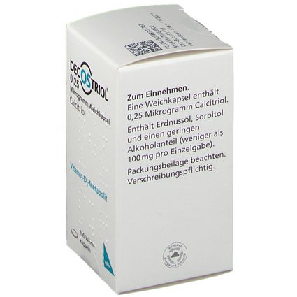 Decostriol 0,25 µg 100 St mit dem E-Rezept kaufen - Shop Apotheke